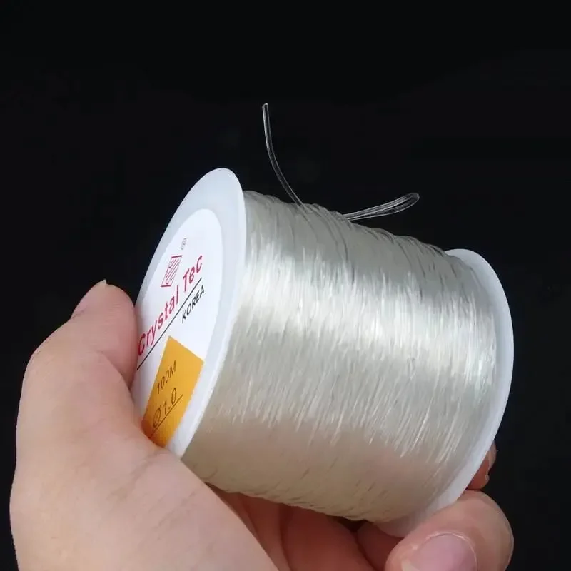 1.0mm Elastic Cord String Transparent Elastic Thread For Jewelry Making ...