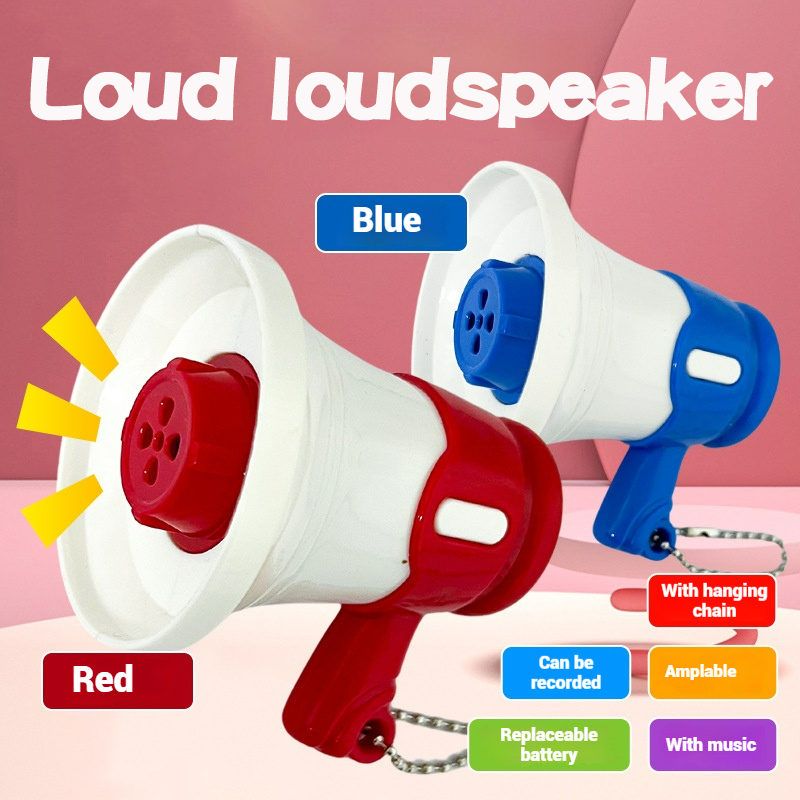 Small Megaphone Speaker Voice Changer Toy with Music and Recording ...