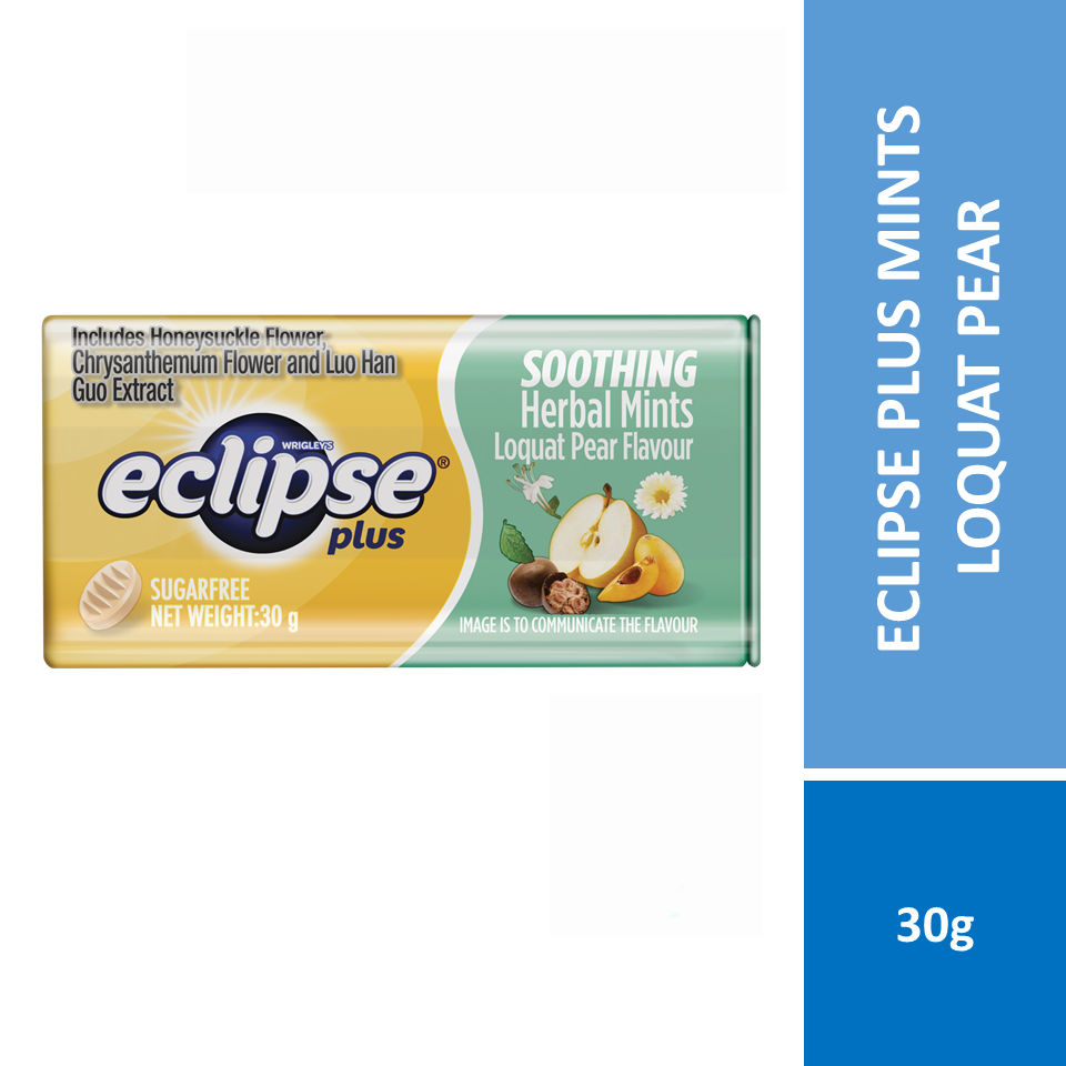 ECLIPSE PLUS MINTS LOQUAT PEAR 30G | Shopee Malaysia