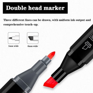 Touch Marker Pen Set 24/48/60/80 with Double-head Holder for Art and ...