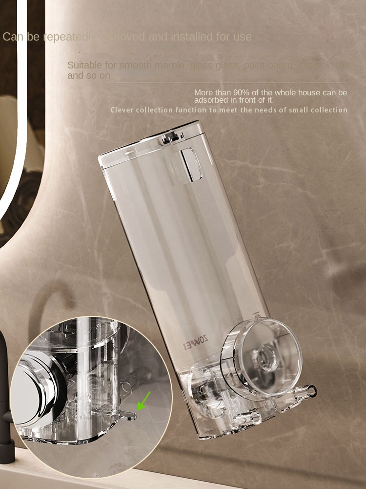 1pc glossy soap dispenser light luxury suction cup soap dispenser ...