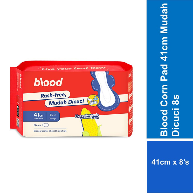 Blood Corn Pad 41cm Mudah Dicuci 8s | Shopee Malaysia