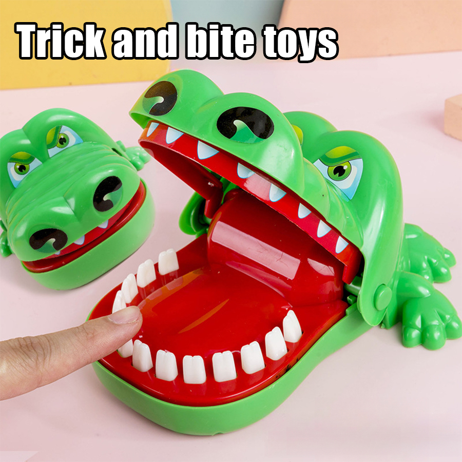 Prank Toy: Bite Your Finger, Brace Yourself! The Biting Alligator ...