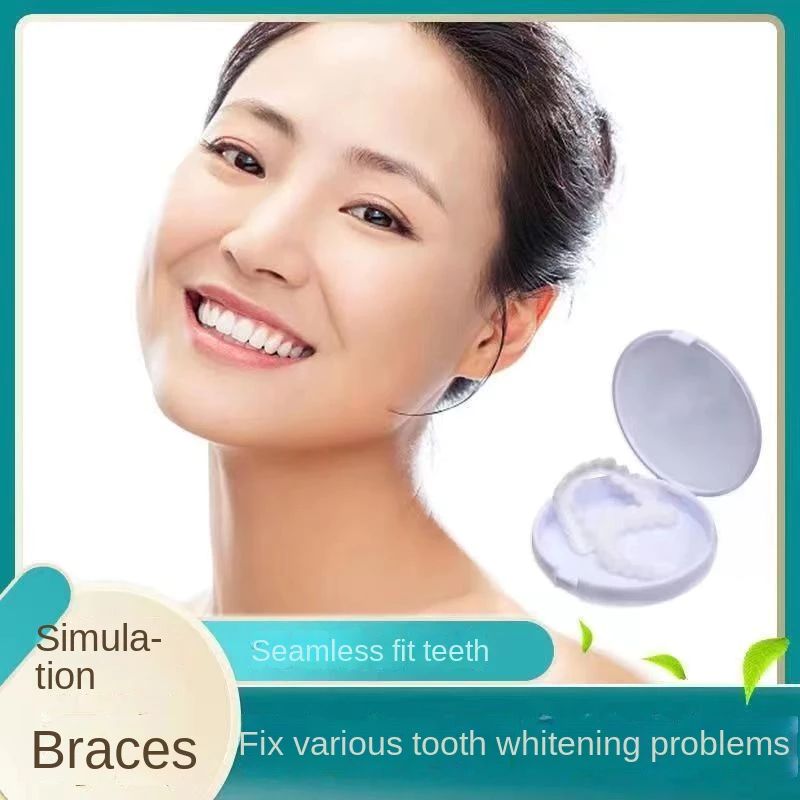 Snap On Smile Silicone Beauty Teeth Simulation Upper Bottom Teeth ...