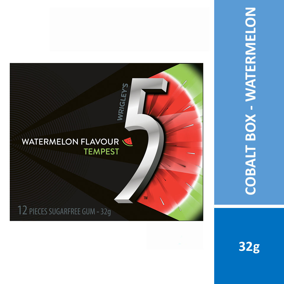 Wrigley's 5 TEMPEST BOX 32G [Sugar-free chewing gum] | Shopee Malaysia
