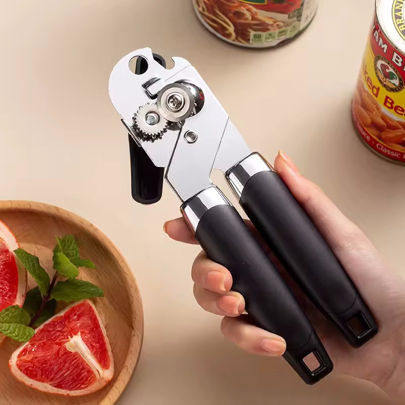 Stainless Steel Can Opener Multifunctional Grip Opener Side Cut ...