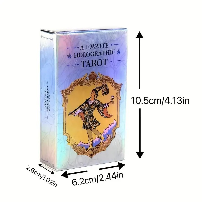 1 Box Classic Tarot Card Board Game With Holographic Flash Cards ...