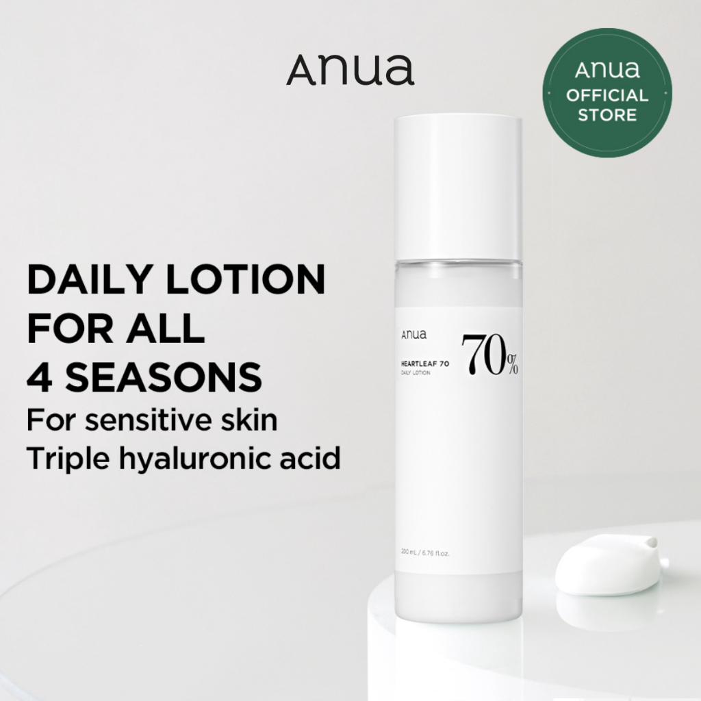 Anua Heartleaf 70 Daily Lotion (200ml) | Shopee Malaysia