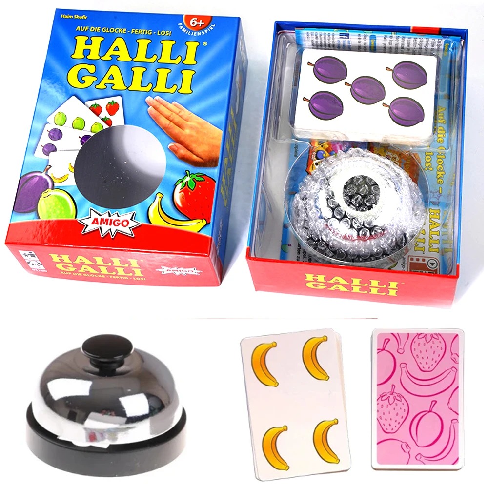Halli Galli Tabletop Board Game Quick Response Family Leisure Party ...