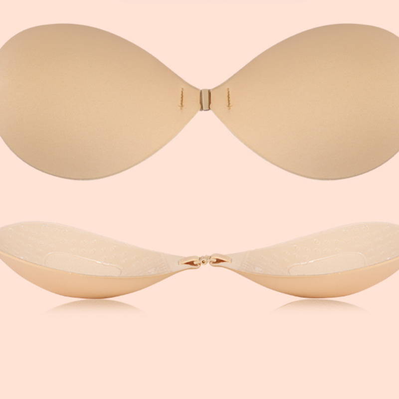 Round Cup Push-Up Bra - Front Hook Lift for Small Busts | Seamless ...