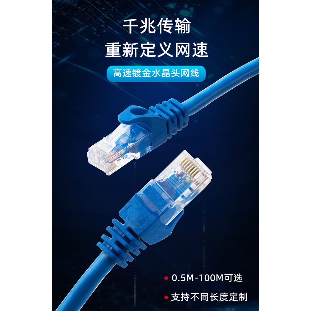 10m/20m/30m, Super Six Type Network Cables Class 6 Non-Shielded Network ...