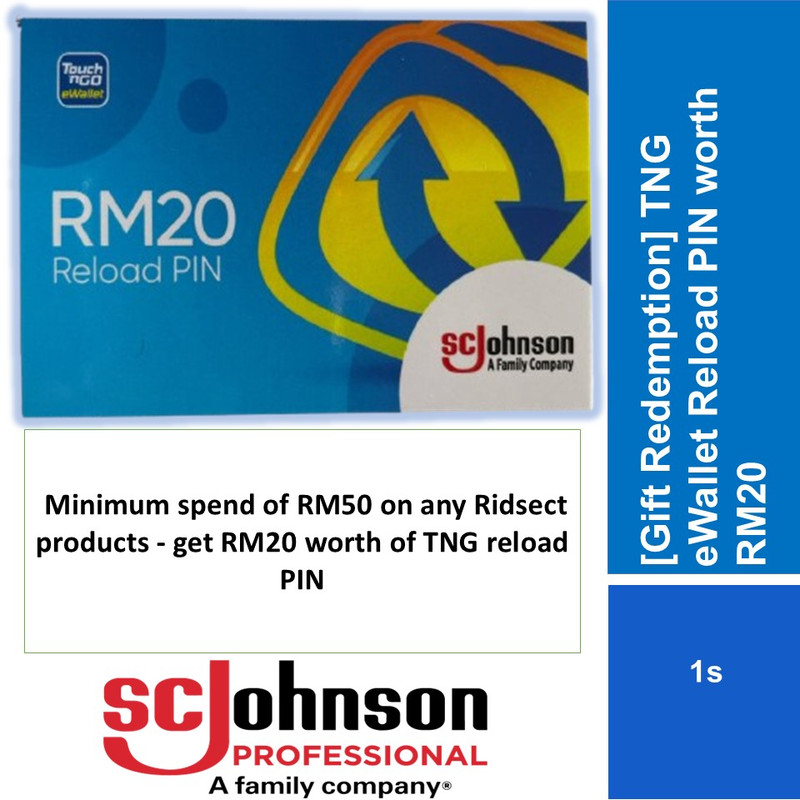 [Gift Redemption] TNG eWallet Reload PIN worth RM20 | Shopee Malaysia