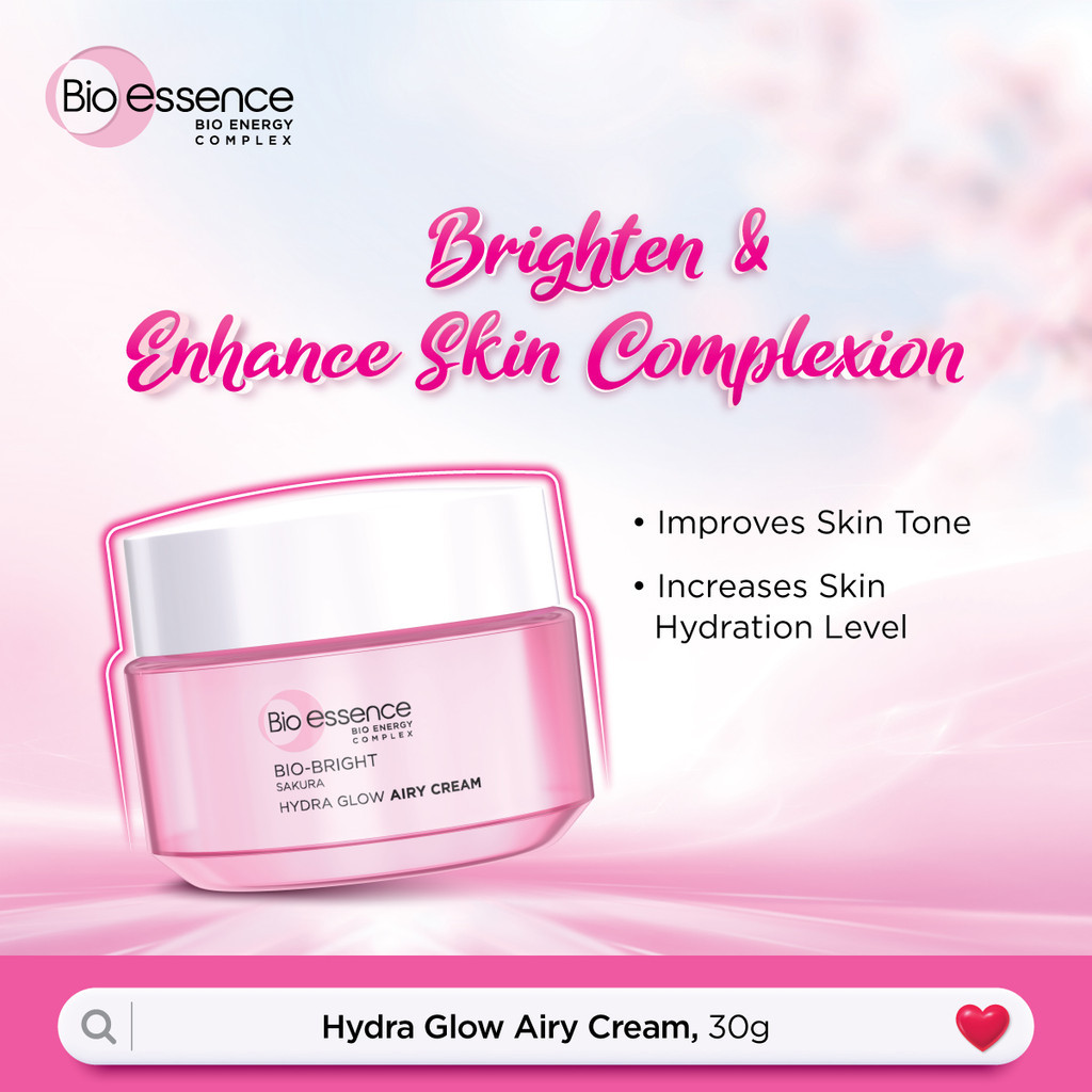 Bio-essence Bio-Bright Hydra Glow Airy Moist Cream (30g) | Shopee Malaysia