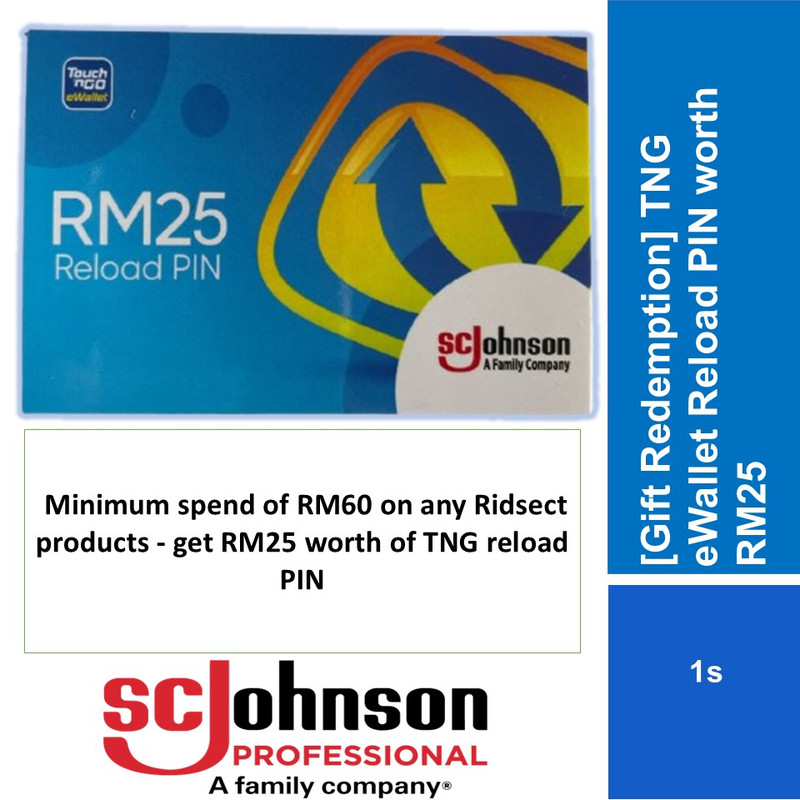 [Gift Redemption] TNG eWallet Reload PIN worth RM25 | Shopee Malaysia