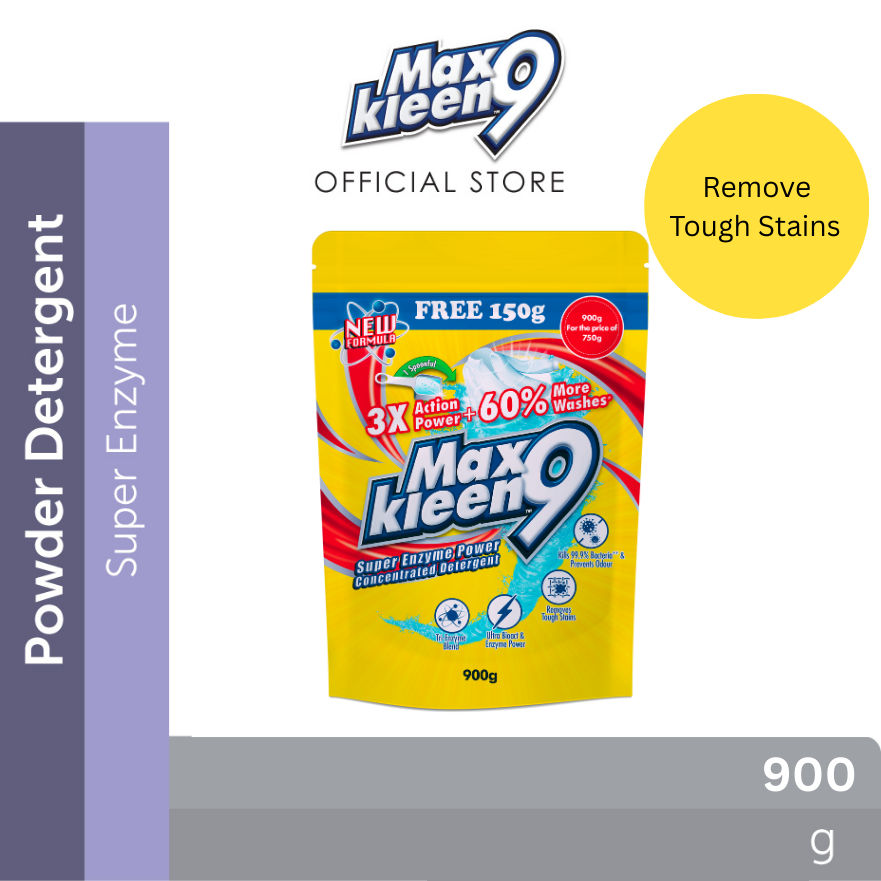 Maxkleen9 Super Enzyme Powder (750g FOC 150g) | Shopee Malaysia