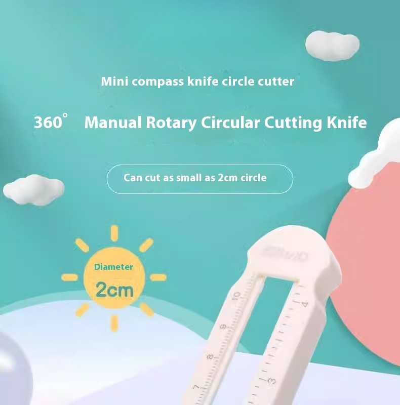 1pc 2-20cm Round Paper-Cutting Machine - Handmade Circular Knife Paper ...