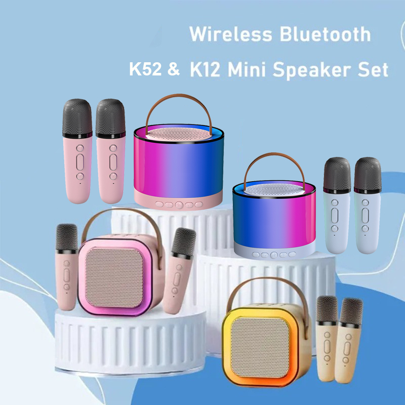 K52 Karaoke Bluetooth Speaker with Microphone K12 Karaoke Mini Portable ...
