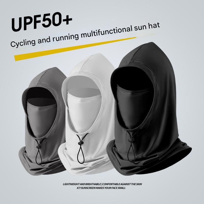 UPF 50+ Full Face & Neck Mask - Breathable UV Protection Cover for Men ...