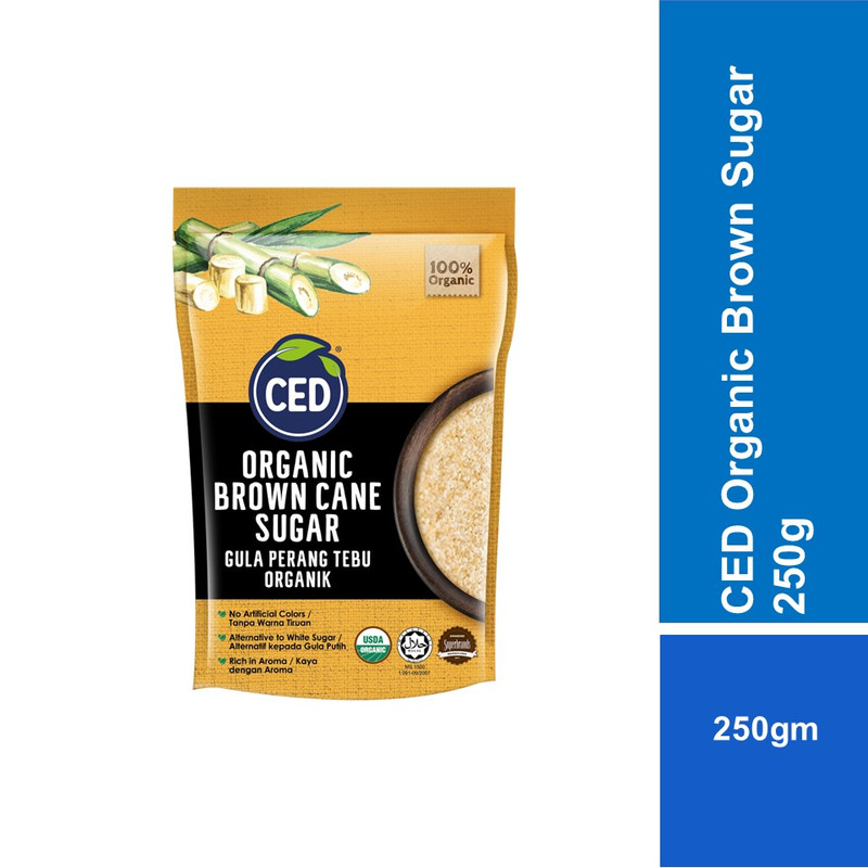 CED Organic Brown Sugar 250g | Shopee Malaysia