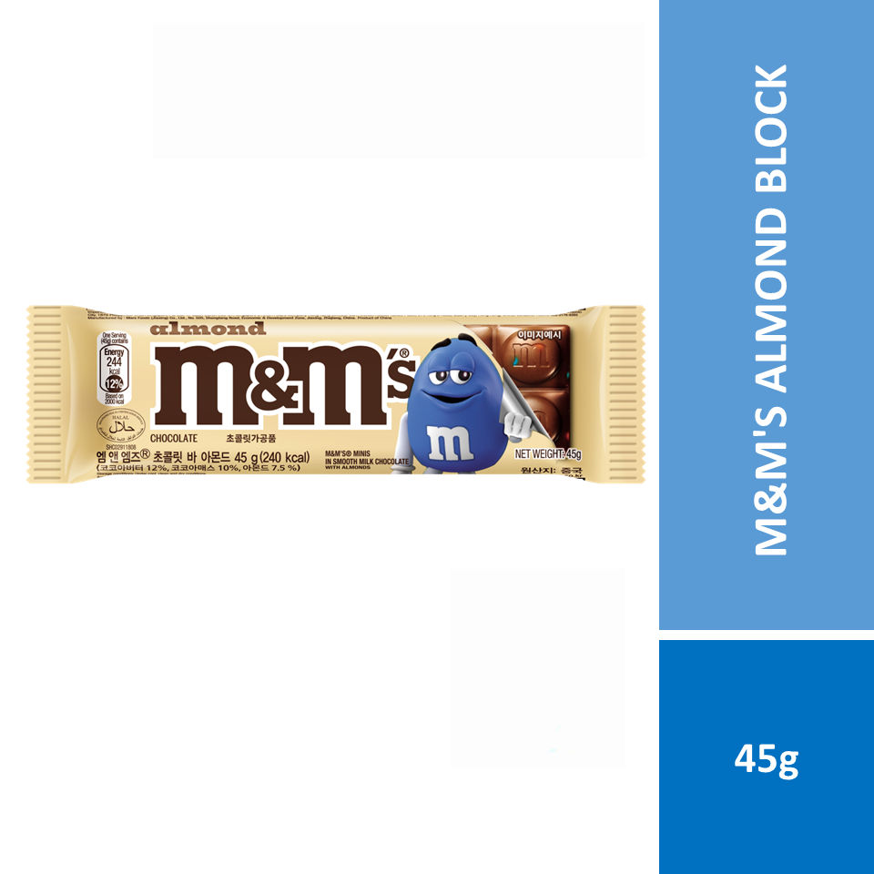 M&M'S ALMOND BLOCK 45G | Shopee Malaysia