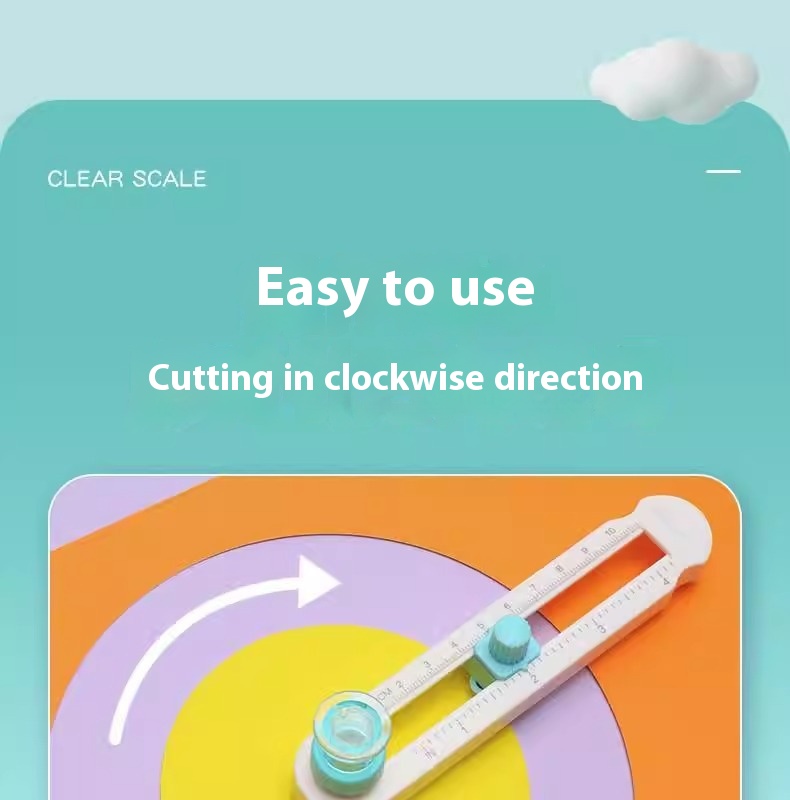 1pc 2-20cm Round Paper-Cutting Machine - Handmade Circular Knife Paper ...