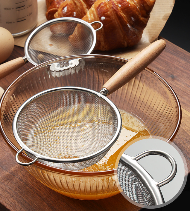 Matcha Sifter Stainless Steel Fine Mesh Strainers Flour Sifter for ...