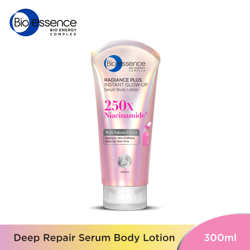 Bio-essence Radiance Plus Instant Glow-up Serum Body Lotion (300ml ...