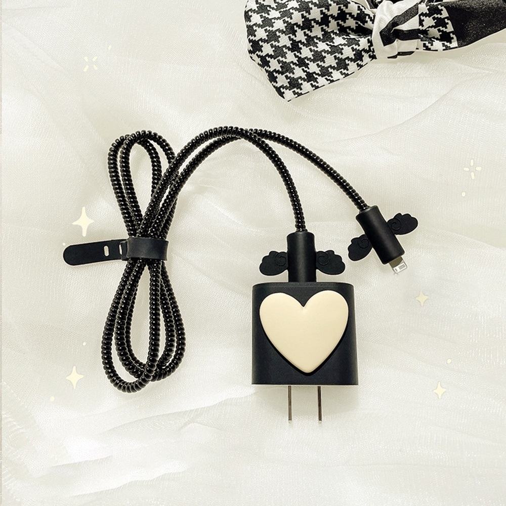Charging Head Protect Cover Case + Charging Cable Case + Winders ...