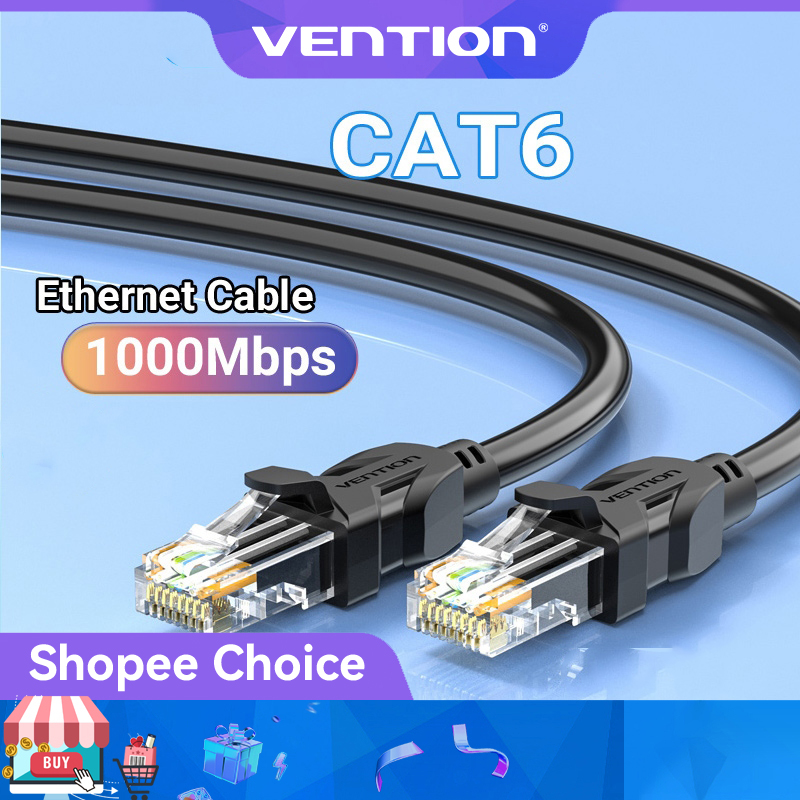Vention CAT6 RJ45 Ethernet Cable 1000Mbps 250Mhz High Speed CAT 6 Lan ...