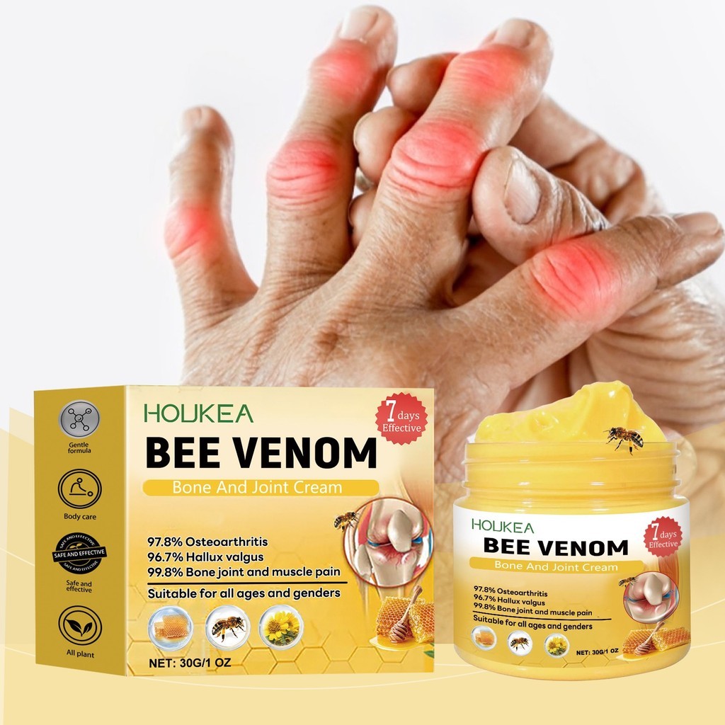 Bee Venom Joint Cream for Knee and Neck Pain with Deep Nourishing ...