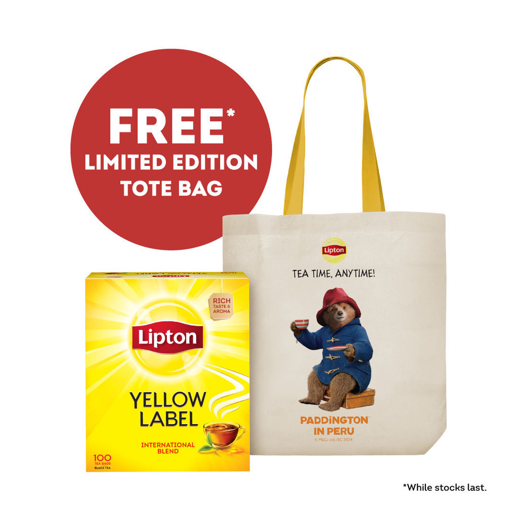 Lipton Yellow Label 100s FOC Paddington Tote Bag | Shopee Malaysia