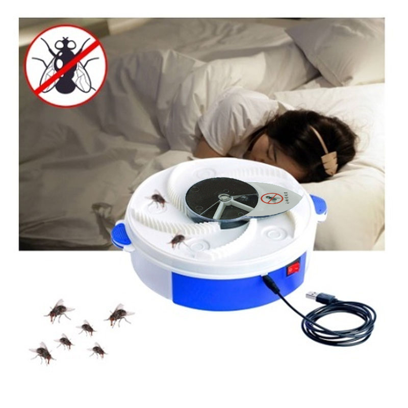 Fully Automatic Fly Catcher - Silent Rotating Trap for Home and Kitchen ...