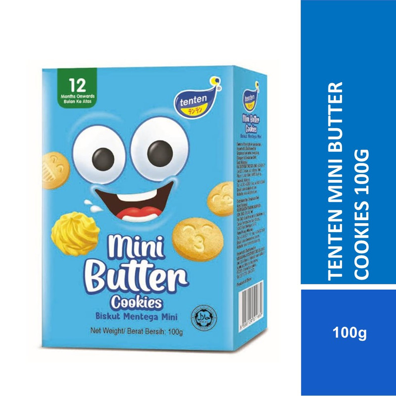 TENTEN MINI BUTTER COOKIES 100G | Shopee Malaysia