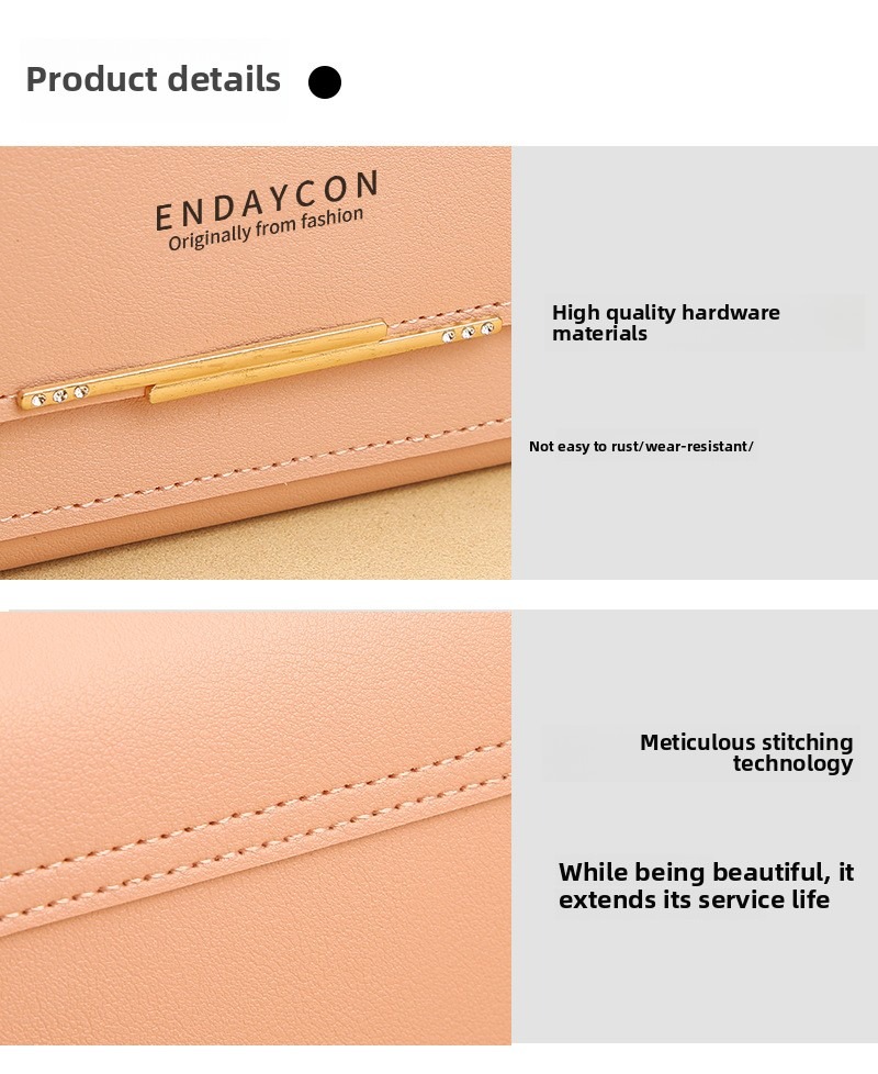 Women 3 Layers Multifunctional Wallet Zipper Crossbody Bag Pattern Mini ...
