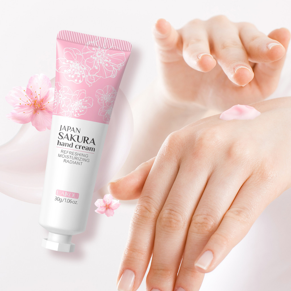 L AIKOU Sakura Hand Cream 30g Smooth Hand Moisturizing Nourishing For ...
