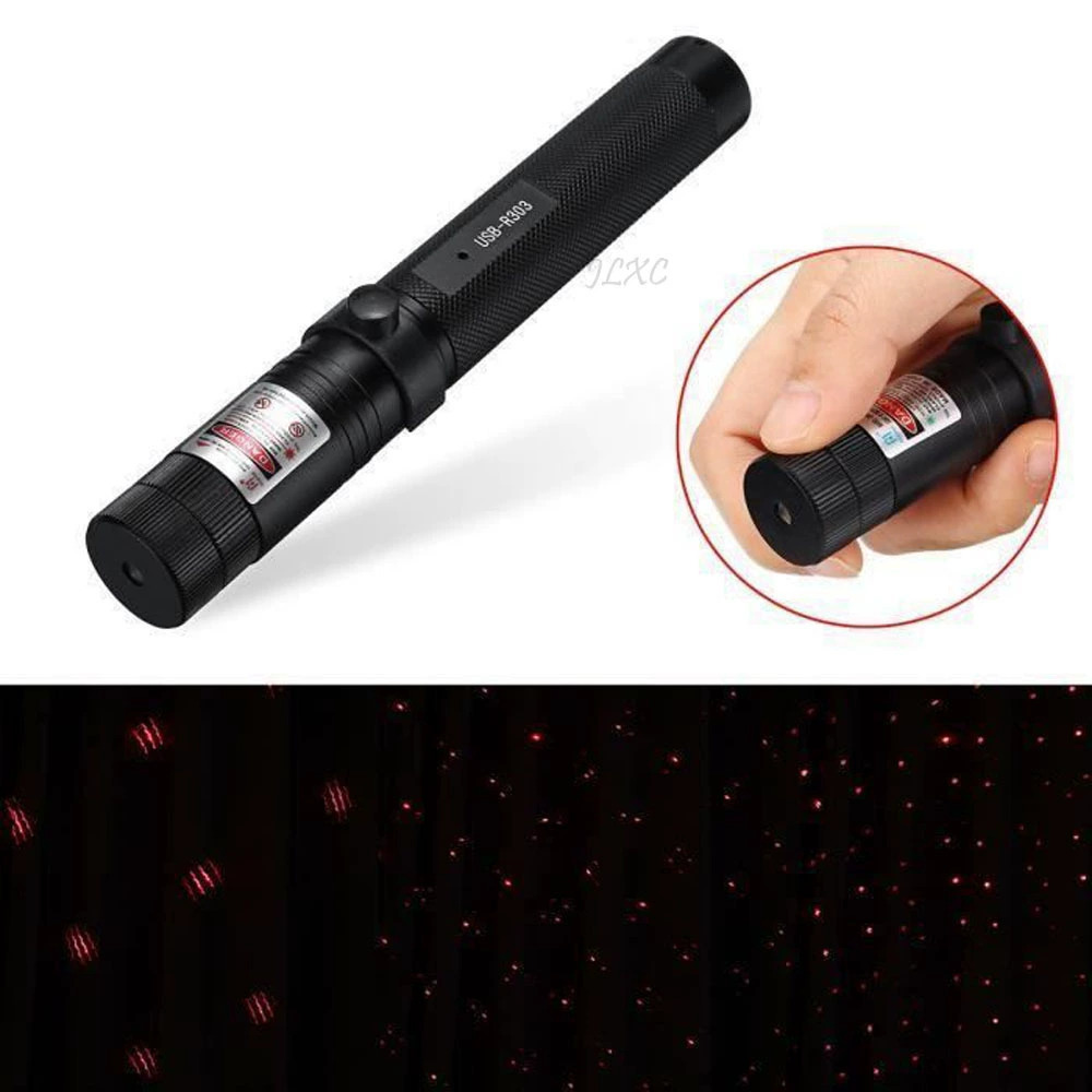 USB Rechargeable Green Laser Pointers 532nm 10000m High Power Laser 303 ...