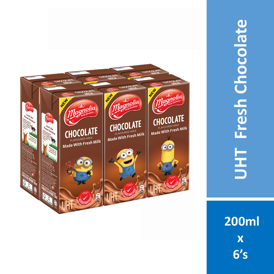 Magnolia UHT Fresh Chocolate 200ml x 6s -Minions (Limited Edition ...