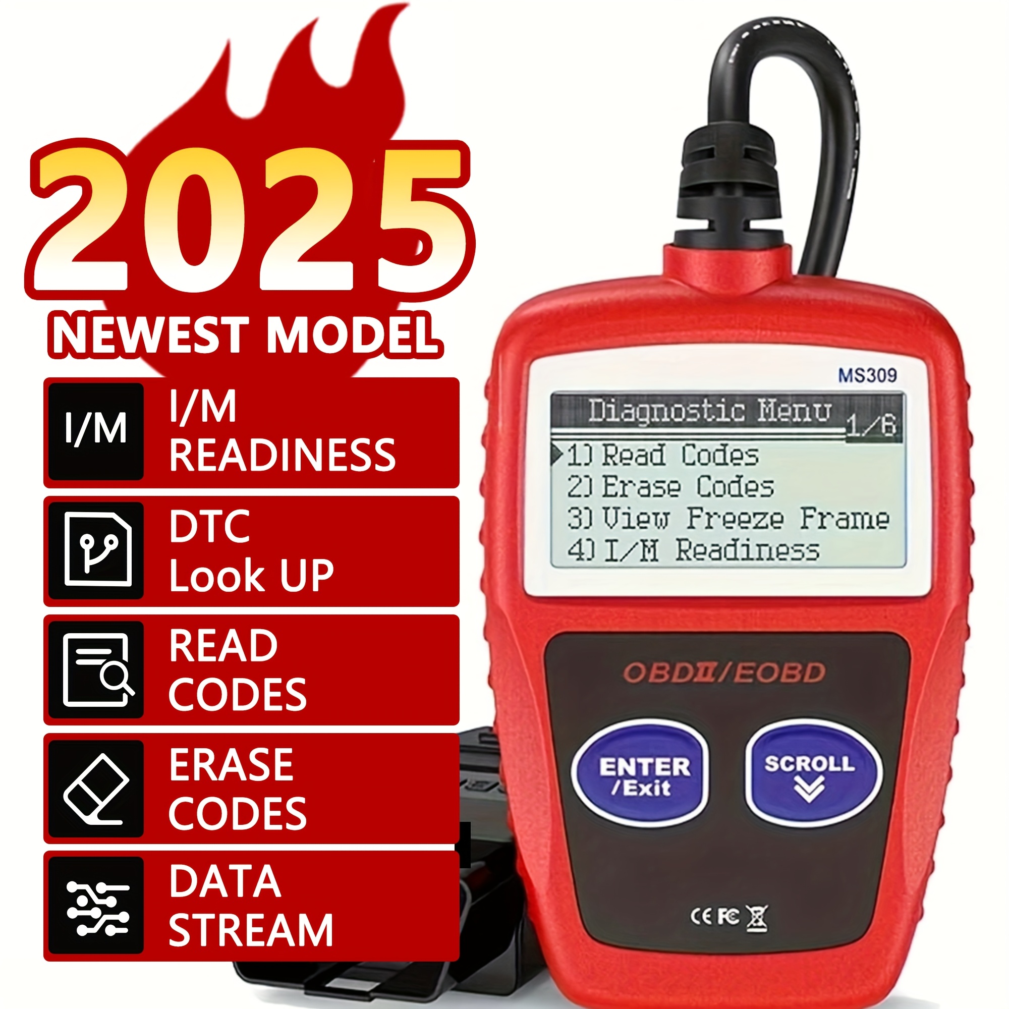 Cars Diagnostic Tool The Upgraded Version Of Ms309 Obd2 Obdii Eobd ...