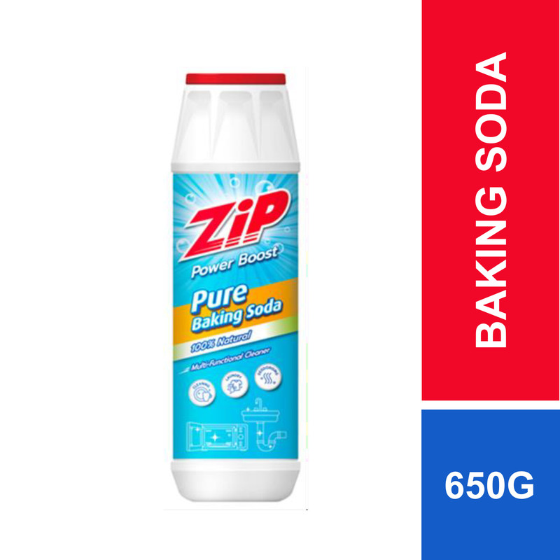 ZiP Pure Baking Soda 100% Natural and Unscented Cleaning 650g | Shopee ...