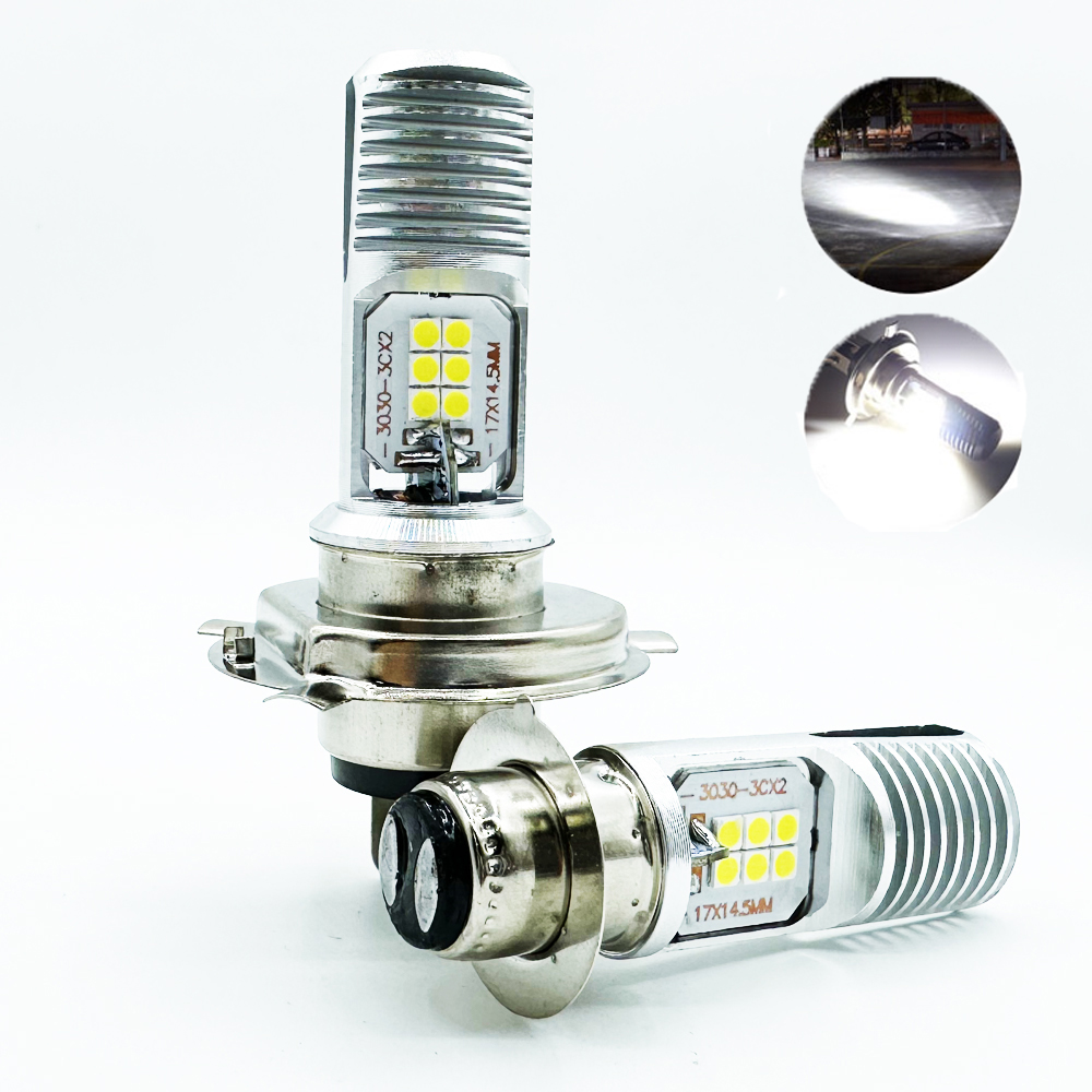 Motorcycle LED Headlight Bulb T19 P15D H4 Original LED Headlight ...