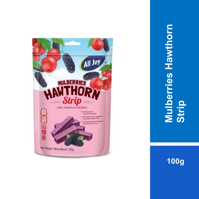 All Joy Hawthorn Strip Mulberries 100g | Shopee Malaysia