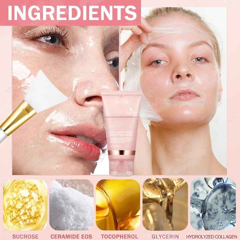 Overnight Collagen Firming Mask Peel Off for Deep Cleansing and Skin ...