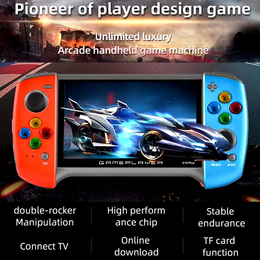 Retro Portable Handheld Arcade Console for Kids - Classic Game Emulator for Tv Konsol Permainan ...