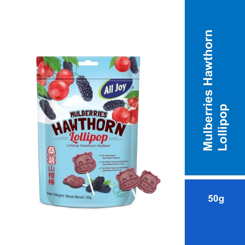 All Joy HawthornLollipop Mulberries 50g | Shopee Malaysia