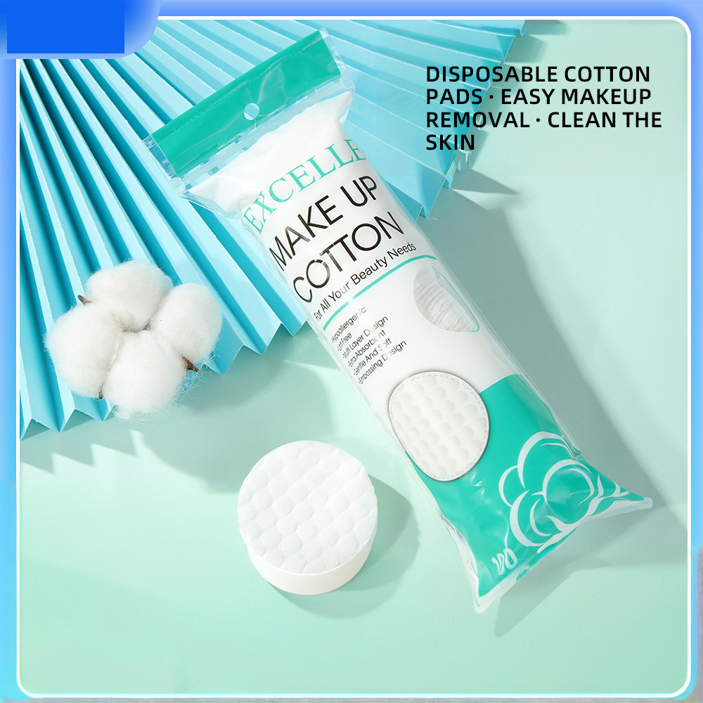 Round Cosmetic Cotton 100 Pieces Three-Layer Water-Saving Wet Compress ...