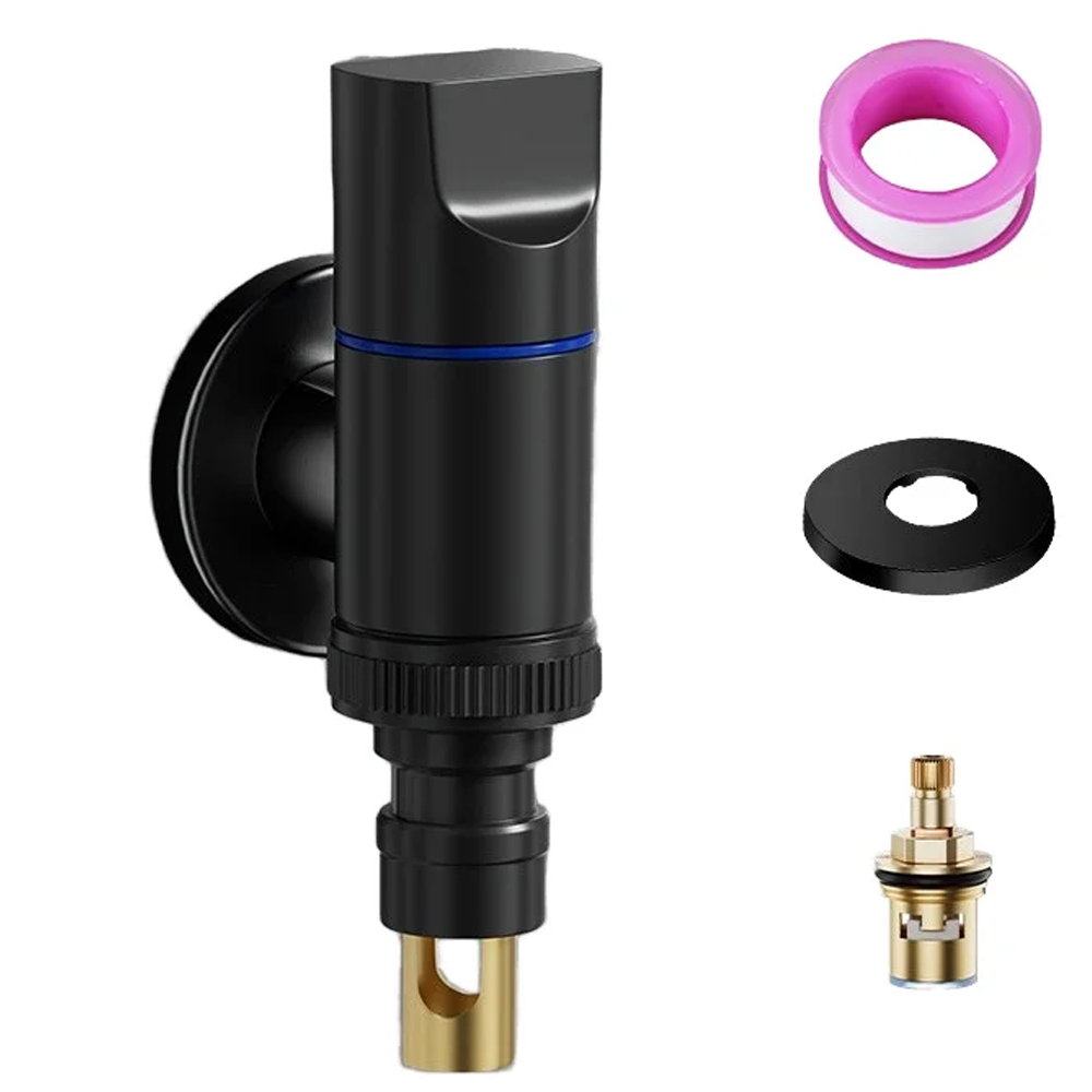 T-Shaped Washing Machine Faucet Automatic Stop Valve Buckle 1/2 Inch ...
