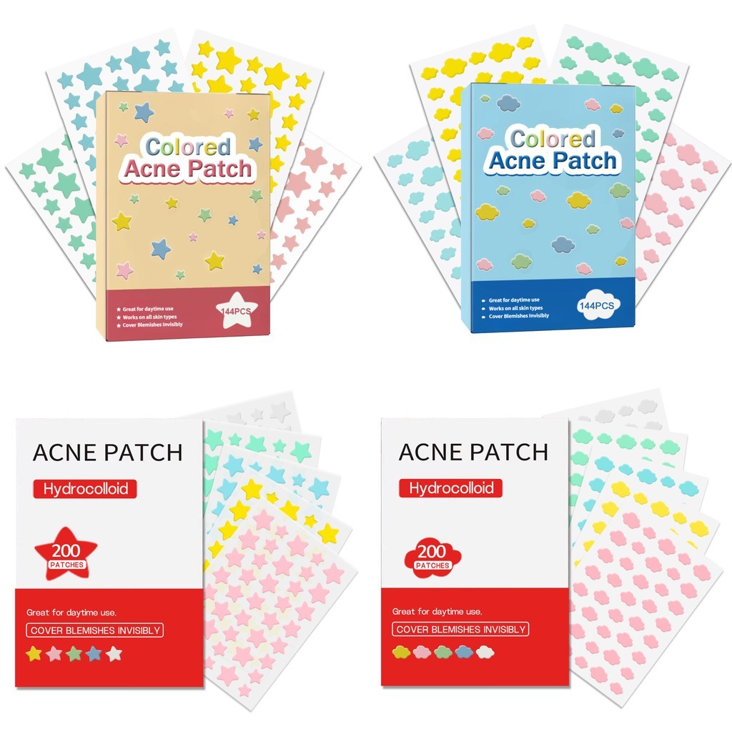 Acne Pimple Patches for Face, Hydrocolloid Acne Patches for Covering ...