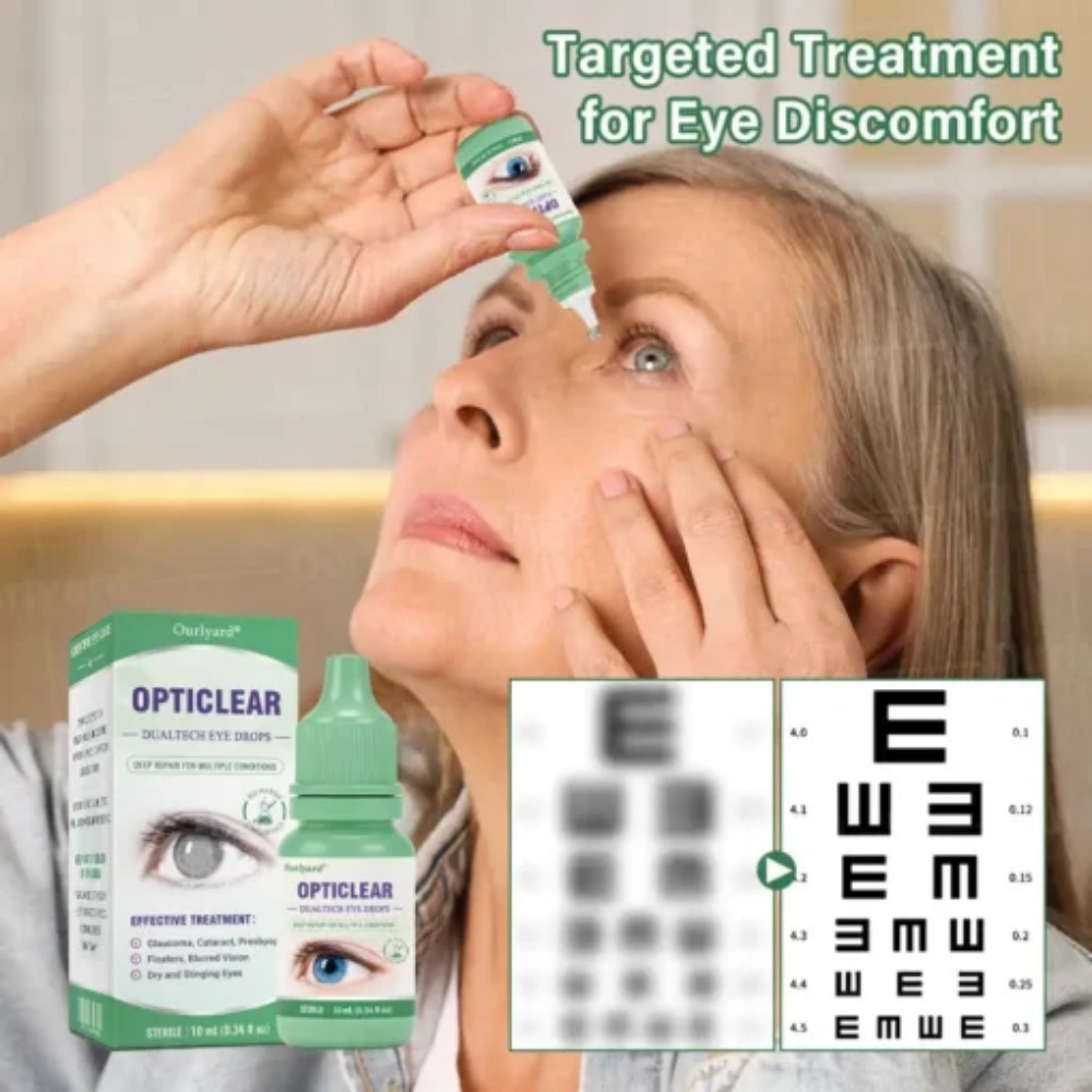 Advanced Eye Drops 10ml with Hydrating Formula for Dry, Tired Eyes ...