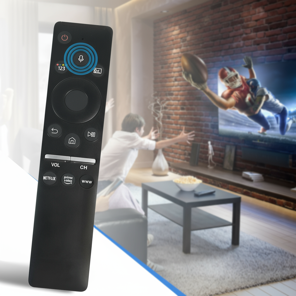 Samsung Smart TV Voice Remote for QLED UHD Frame Curved 4K 8K Q60 Q70 ...