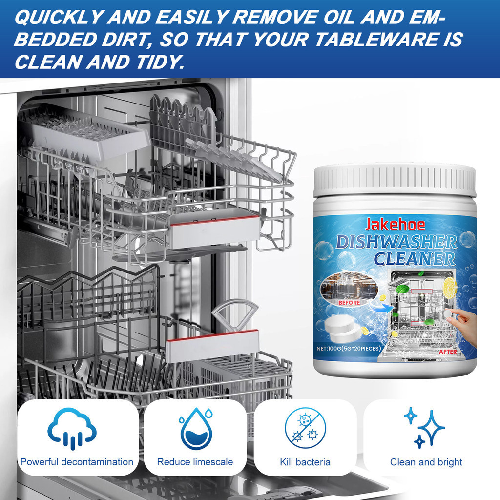 Dishwasher Descaling Tablets, Powerful Cleaning for Scale & Odor ...